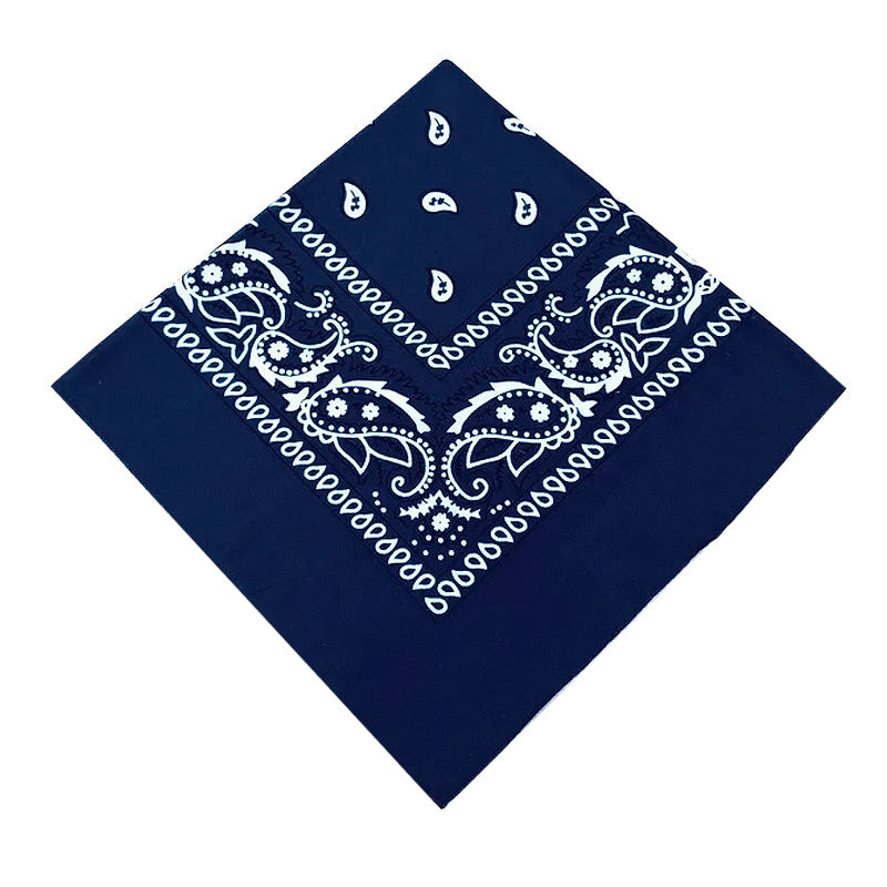 Pañuelo estilo bandana estilo hip hop de color azul marino – URBAN CARTEL